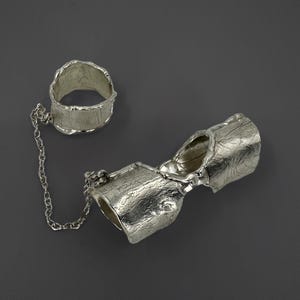 Double Finger Ring for Women - Sterling Silver Jewelry - Full Finger ...