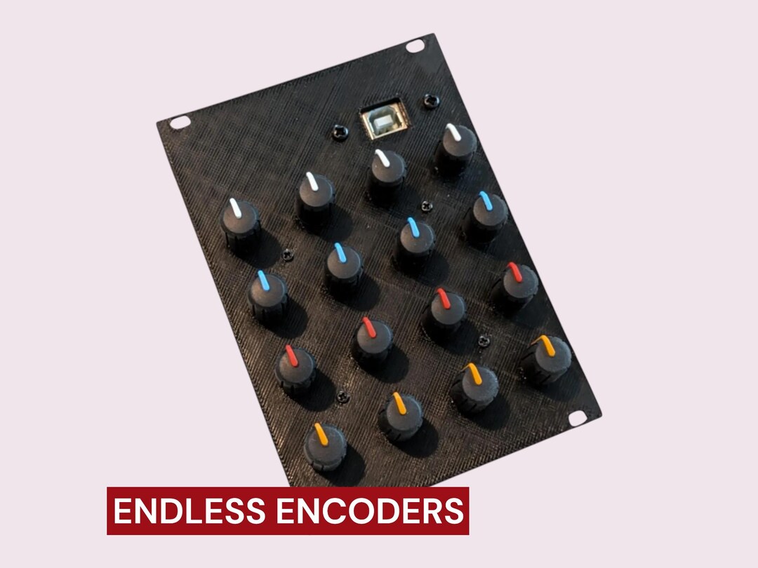 Eurorack Midi Controller BB-EENC / 16 Push Encoders / USB-B / Plug&play ...
