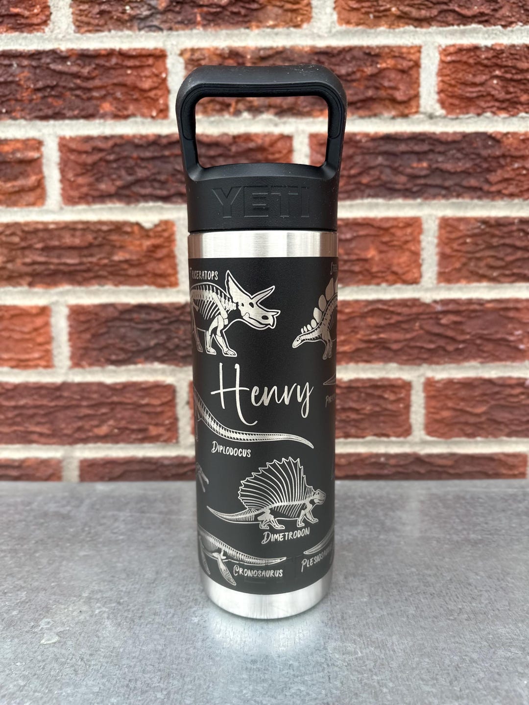 Dinosaur Bones - Personalized Engraved YETI Water Bottle - Etsy Australia