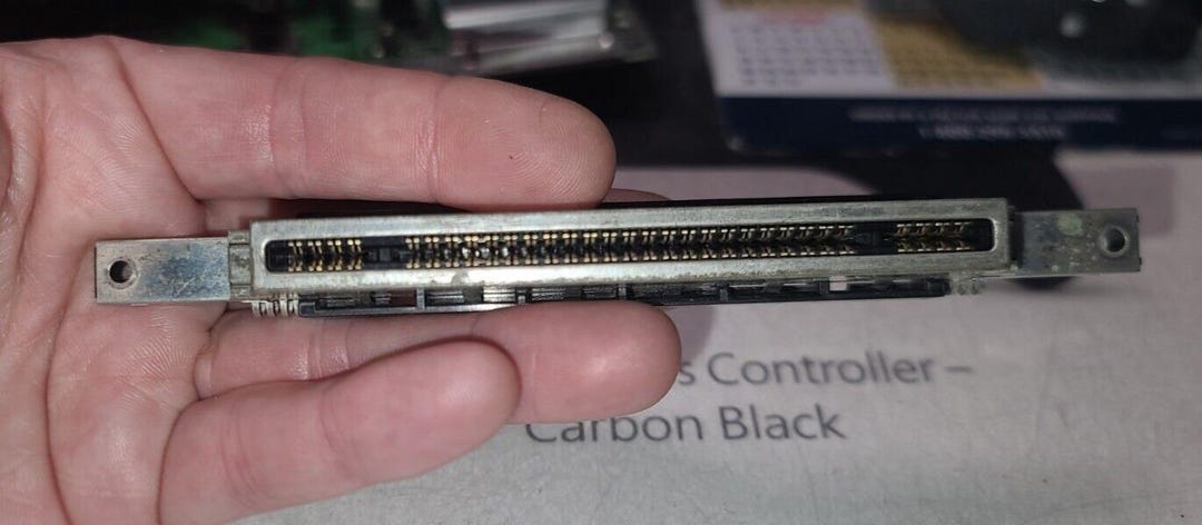 Nintendo Snes Sns-001 Motherboard Cartridge Slot Only-metal Wear-good ...