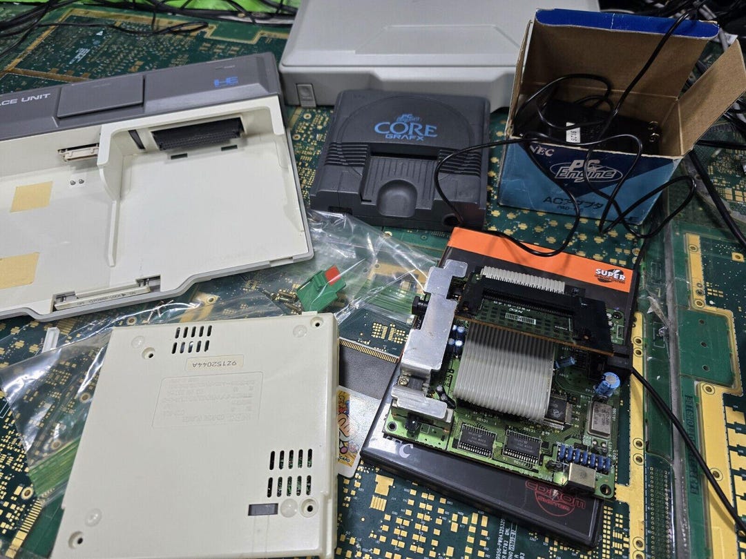 Pc Engine Interface Unit Ifu-30 Cd-rom2-defective Donor System-parts ...
