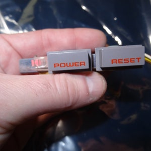 Nintendo NES Nes-001 Side Loader-nes-sw-01 Power and Reset Button With ...