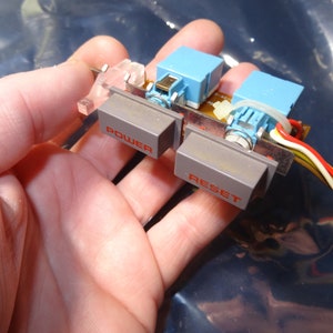 Nintendo NES Nes-001 Side Loader-nes-sw-01 Power and Reset Button With ...