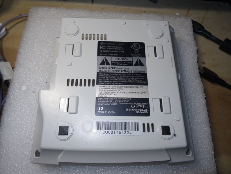 SEGA Dreamcast Model 1 Labeled Just OK Cosmetic Bottom | Etsy