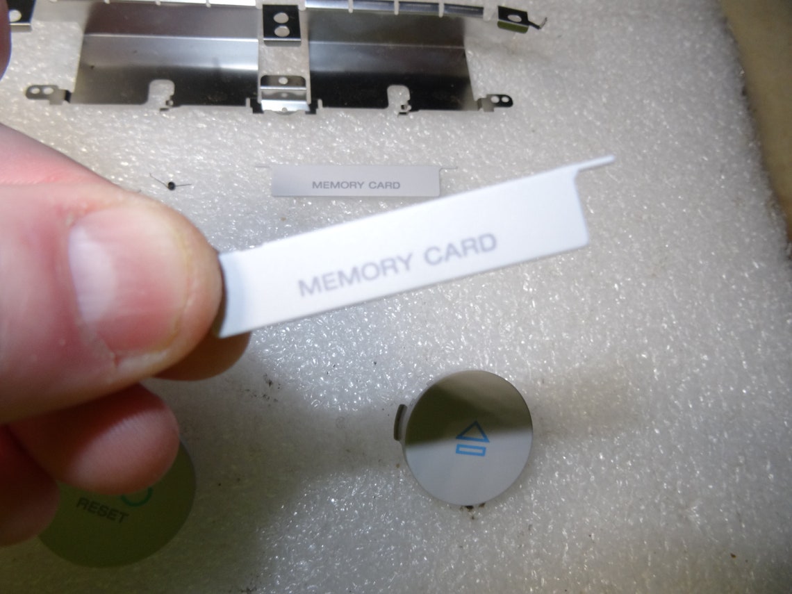 Psone Top Cover Parts With Memory Flaps Screws Metal | Etsy