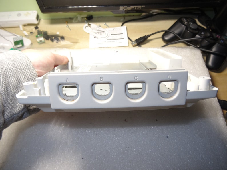 SEGA Dreamcast Model 2 Labeled Just OK Cosmetic Bottom W/plates & Port ...