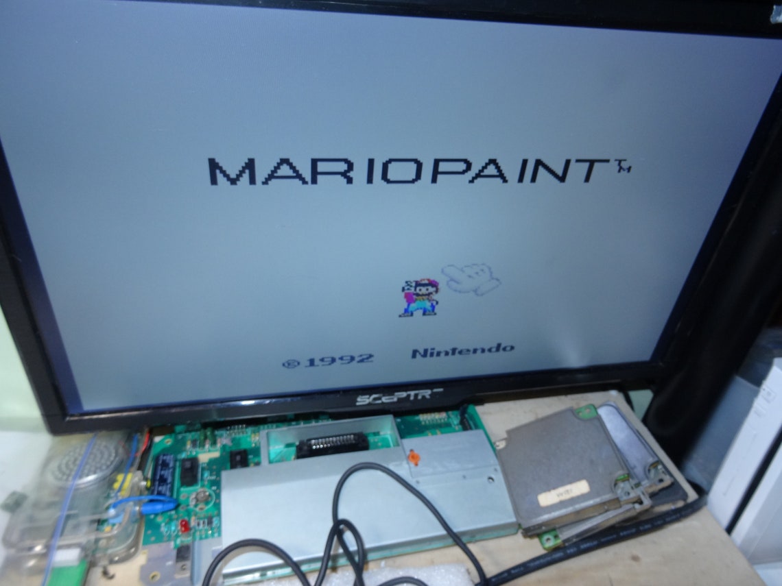 Nintendo 1992 SNES Mario Paint Game Only-good-tested-just OK | Etsy