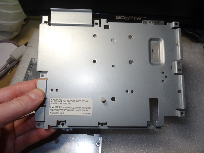 SEGA Dreamcast Model 2 Labeled Clean Cosmetic Top & Bottom Metal Heat ...