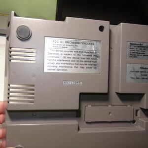 Nintendo NES Nes-001 Side Loader - Empty Bottom Case Only-just OK ...