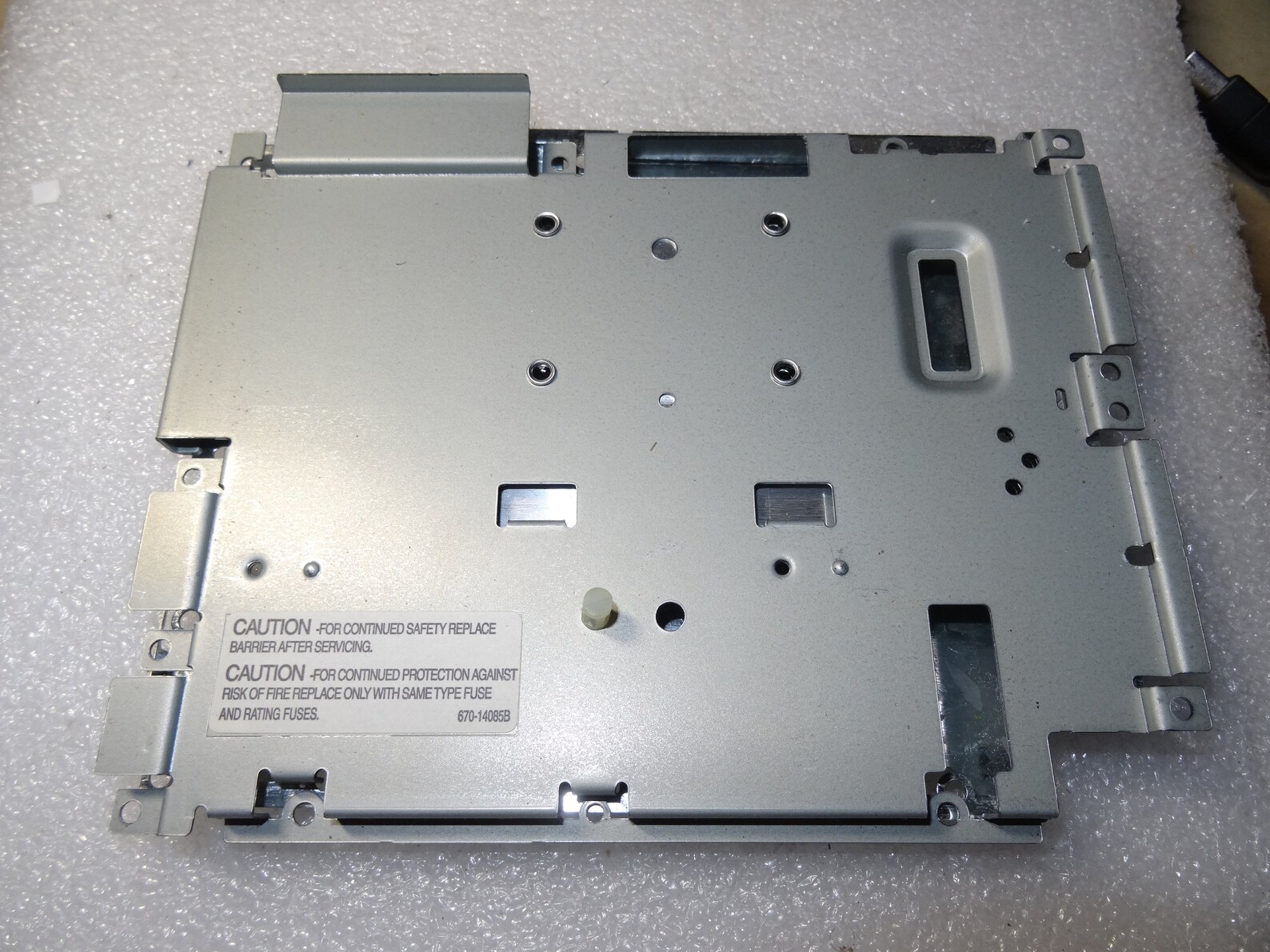 SEGA Dreamcast Model 1 Labeled Clean Cosmetic Top & Bottom Metal Heat ...