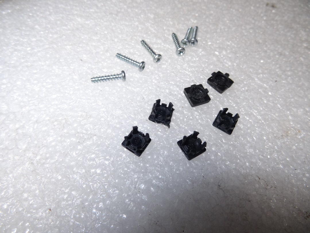 PS2 Slim SCPH-75001 and Other Slim Bottom Screws With Black Covers ONLY ...