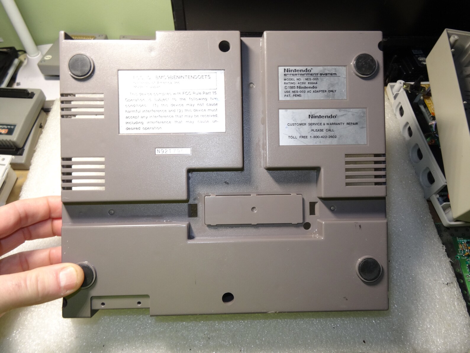 Nintendo NES Nes-001 Side Loader Empty Bottom Case Only-just - Etsy