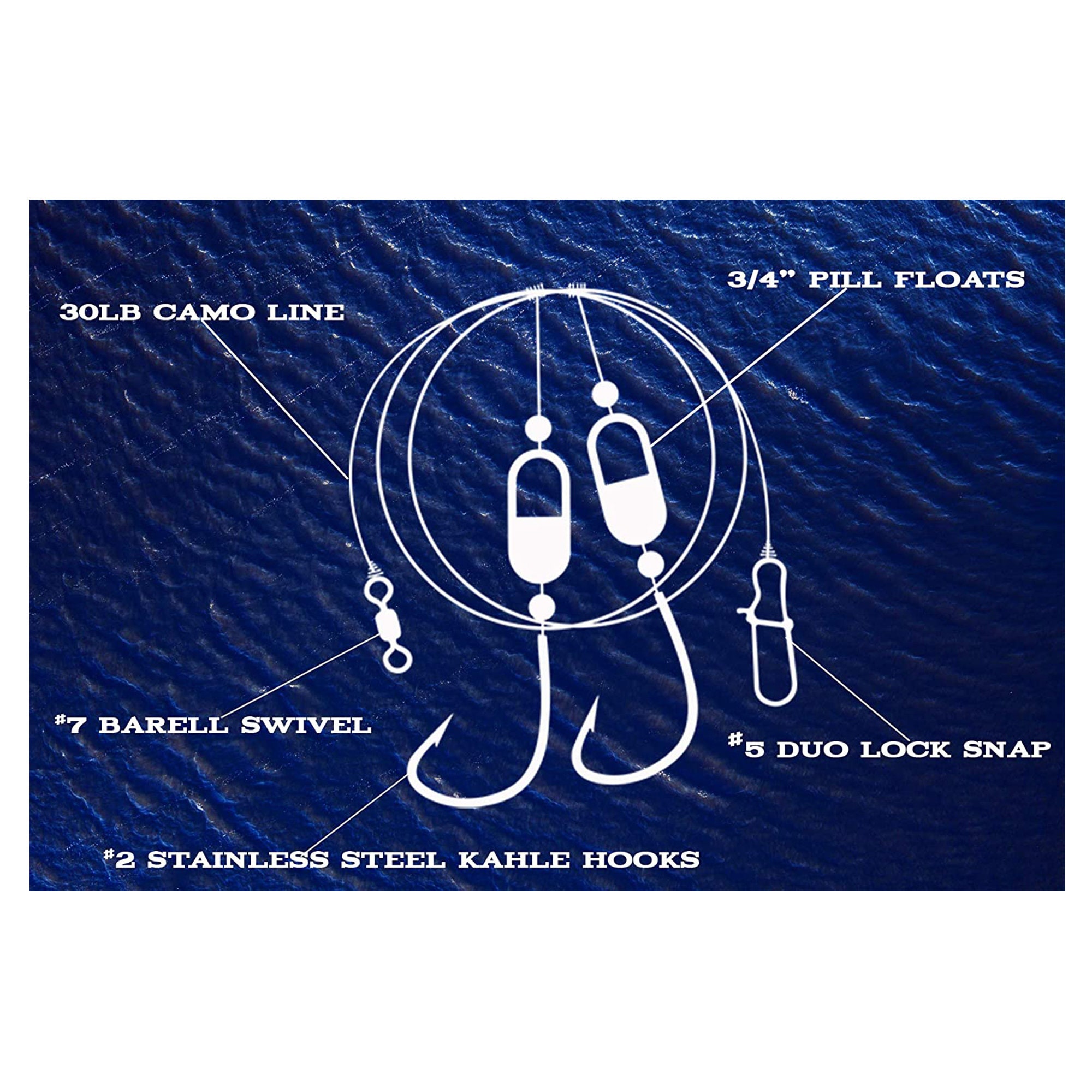 Pompano Fishing Rig 12 PACK - Fishing Gear - Fishing Tackle - Surf ...