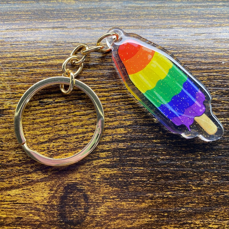 Popsicle Keychain - Etsy