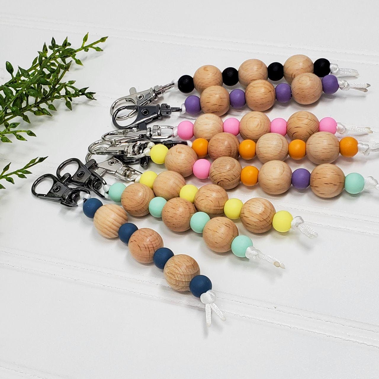 Minimalist Keychain Boho Wood Keychain Fun Key Chain Gift | Etsy