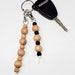 Minimalist Keychain Boho Wood Keychain Fun Key Chain Gift - Etsy