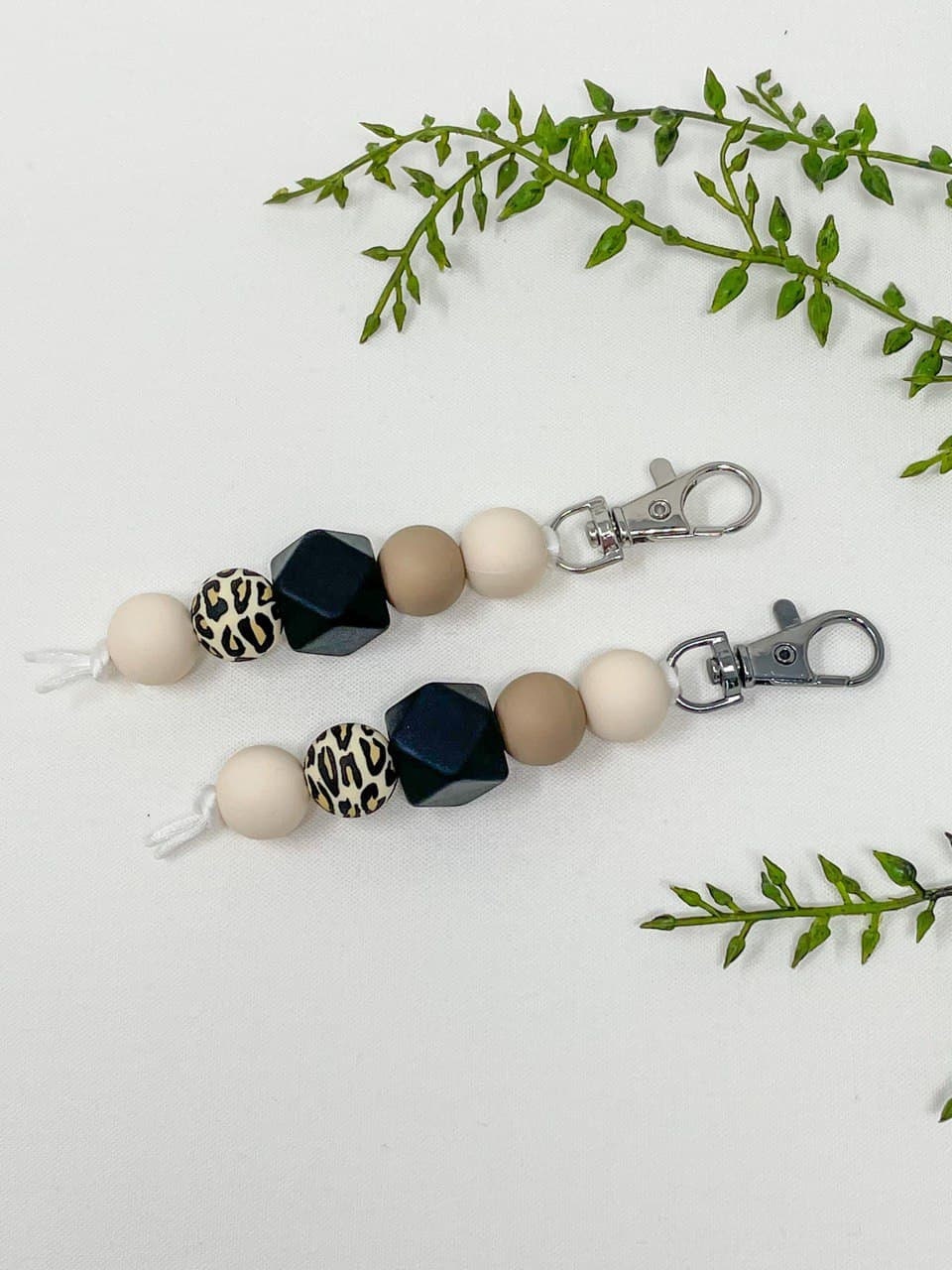 Minimalist Keychain Leopard Keychain Animal Print Keychain | Etsy