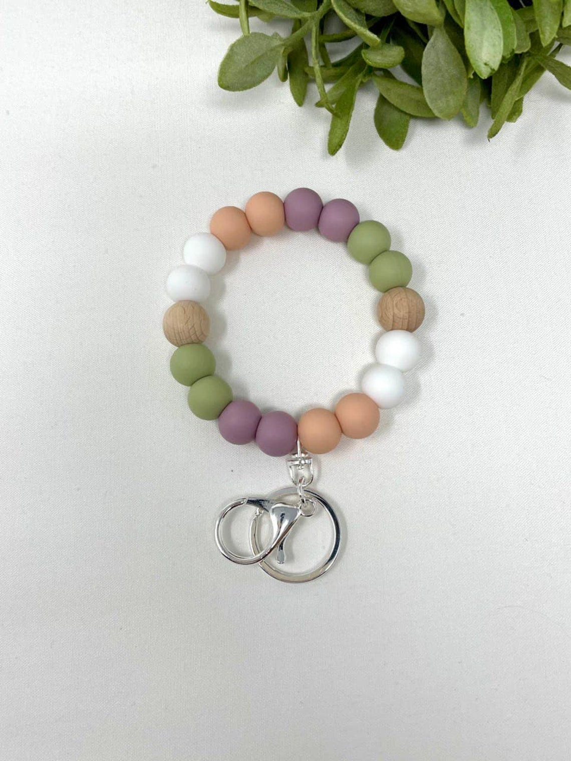 Wristlet Keychain Pastel Keychain Minimalist Wristlet - Etsy