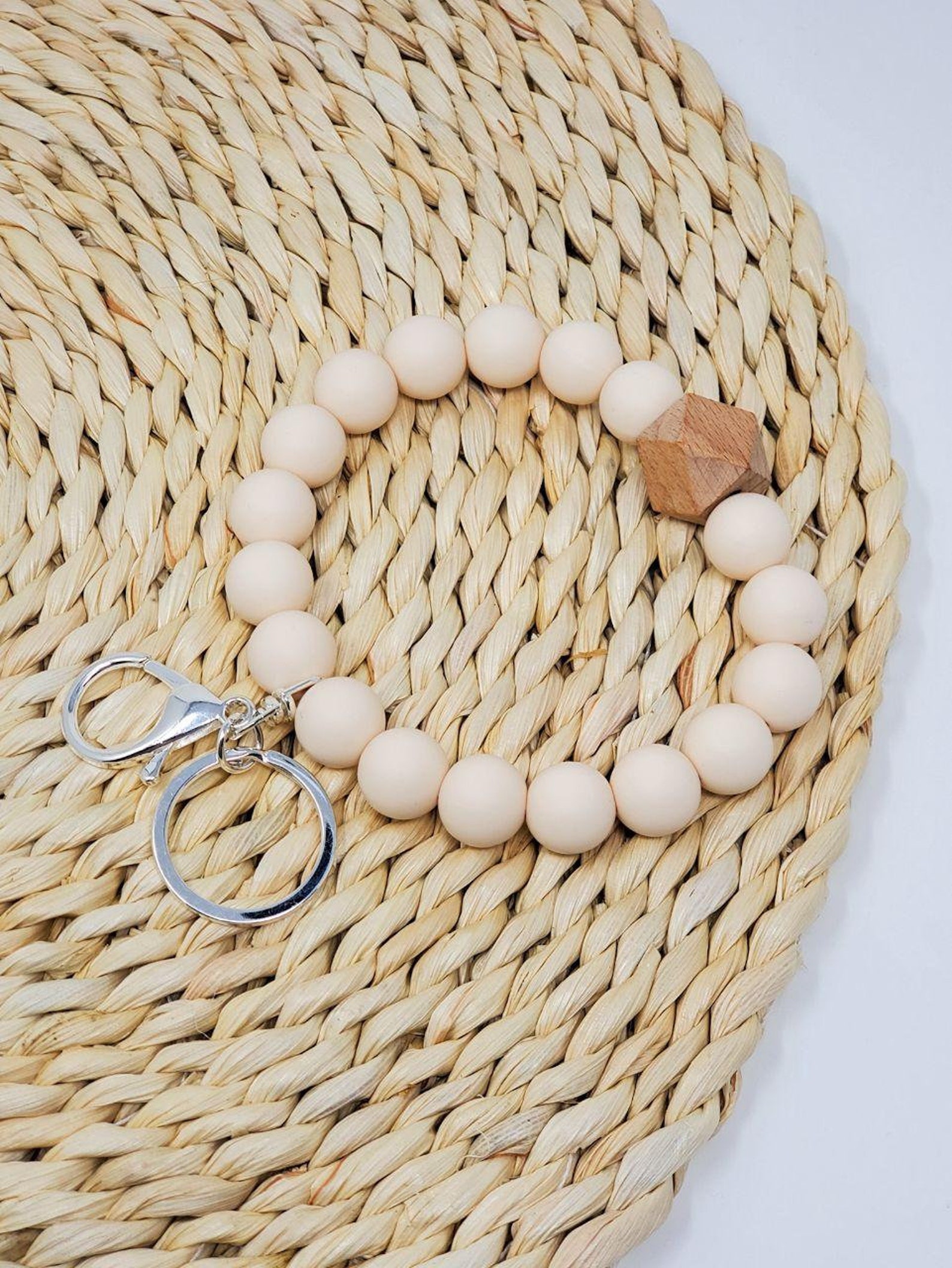 Wristlet Keychain, Bracelet Keychain, Bohemian Wristlet, Boho Wristlet ...