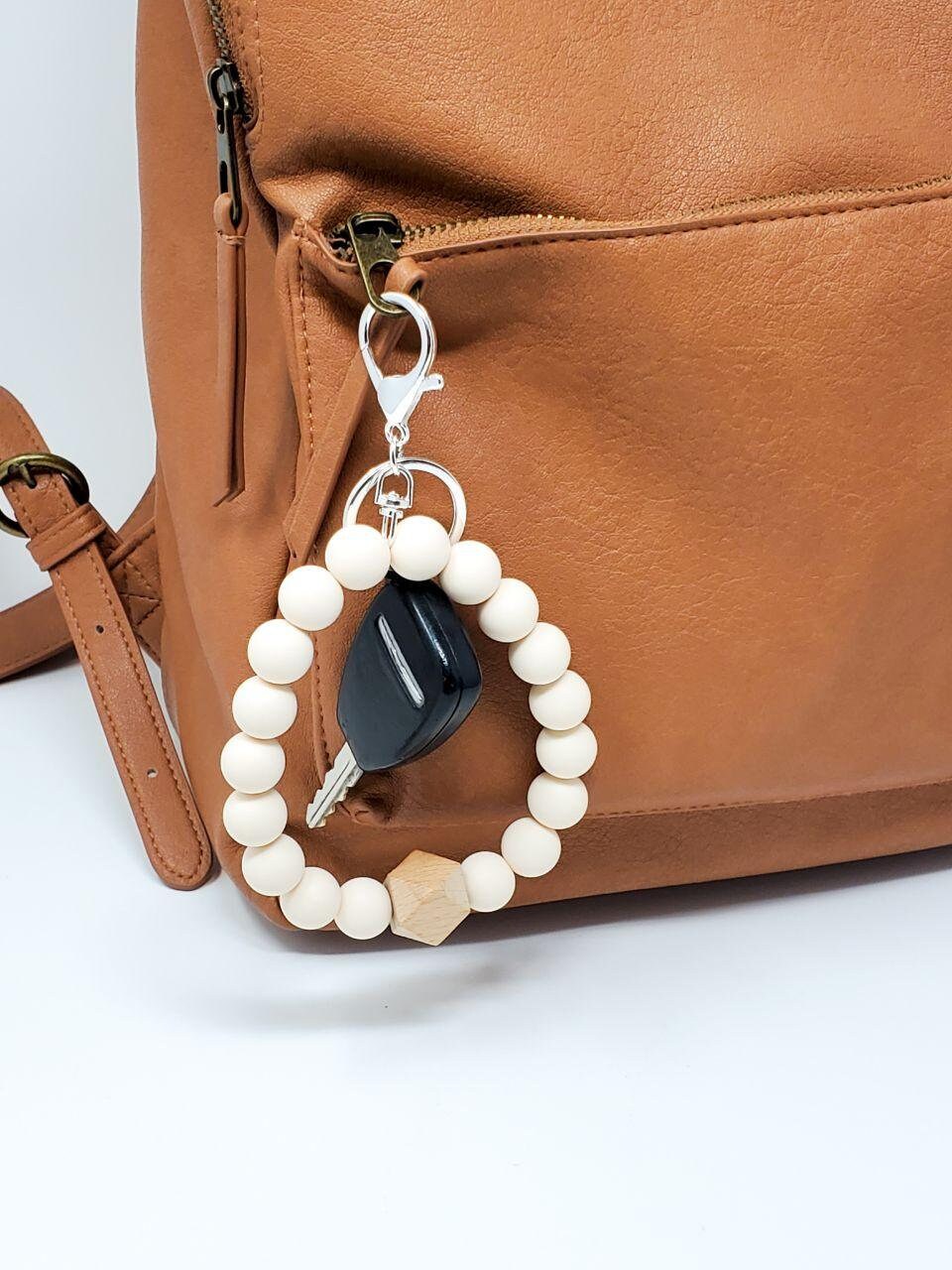 Wristlet Keychain, Bracelet Keychain, Bohemian Wristlet, Boho Wristlet ...