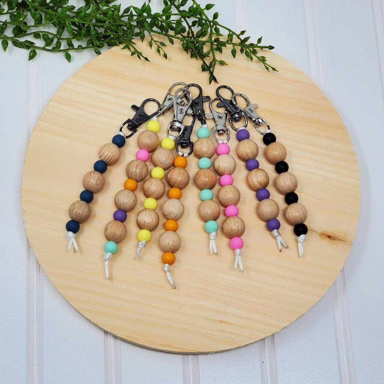 Minimalist Keychain Boho Wood Keychain Fun Key Chain Gift | Etsy