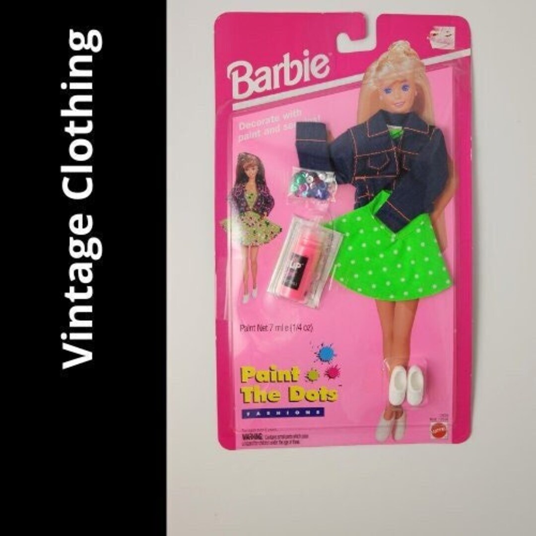 1994 Barbie Paint the Dots Fashions Vintage Barbie Clothes - Etsy