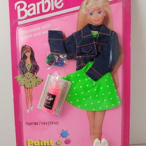 1994 Barbie Paint the Dots Fashions Vintage Barbie Clothes - Etsy
