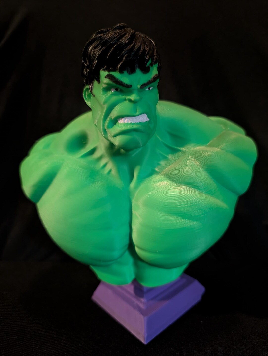The Hulk Bust 3d Printed Figure - Etsy