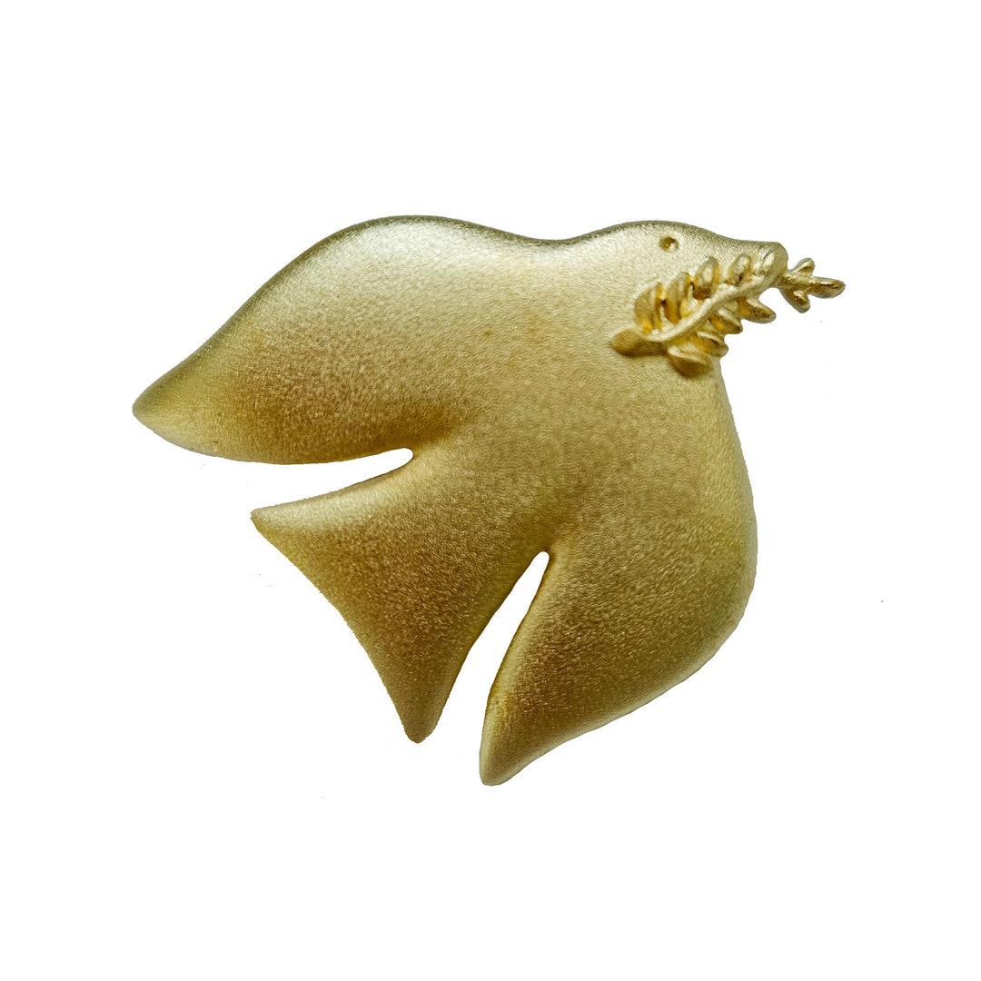 Our Elegant Dove-of-peace Brooch Comes in a Suede-like Gift Pouch ...
