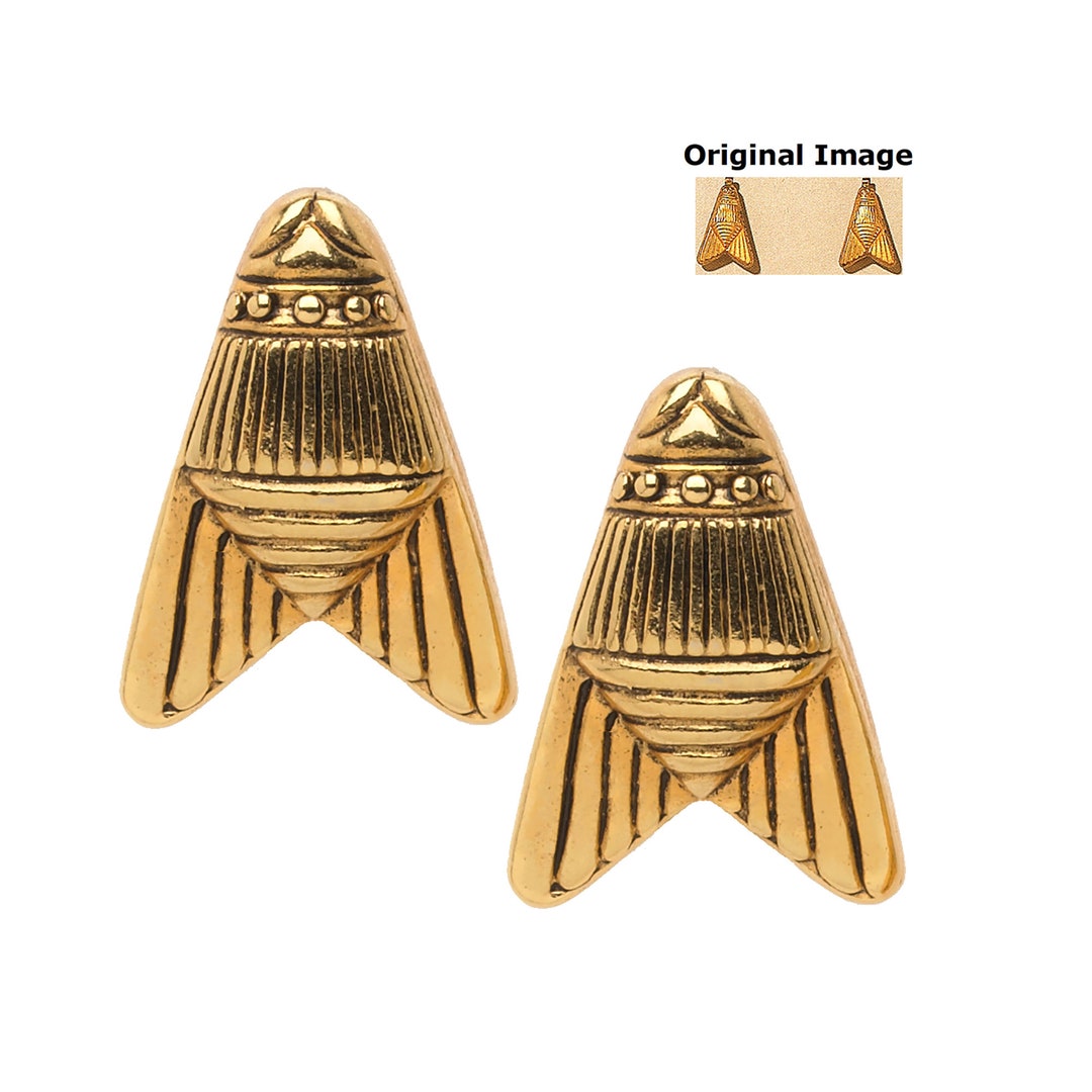 Our Fly Post Earrings Were Inspired by the Egyptian Golden Fly Symbol ...
