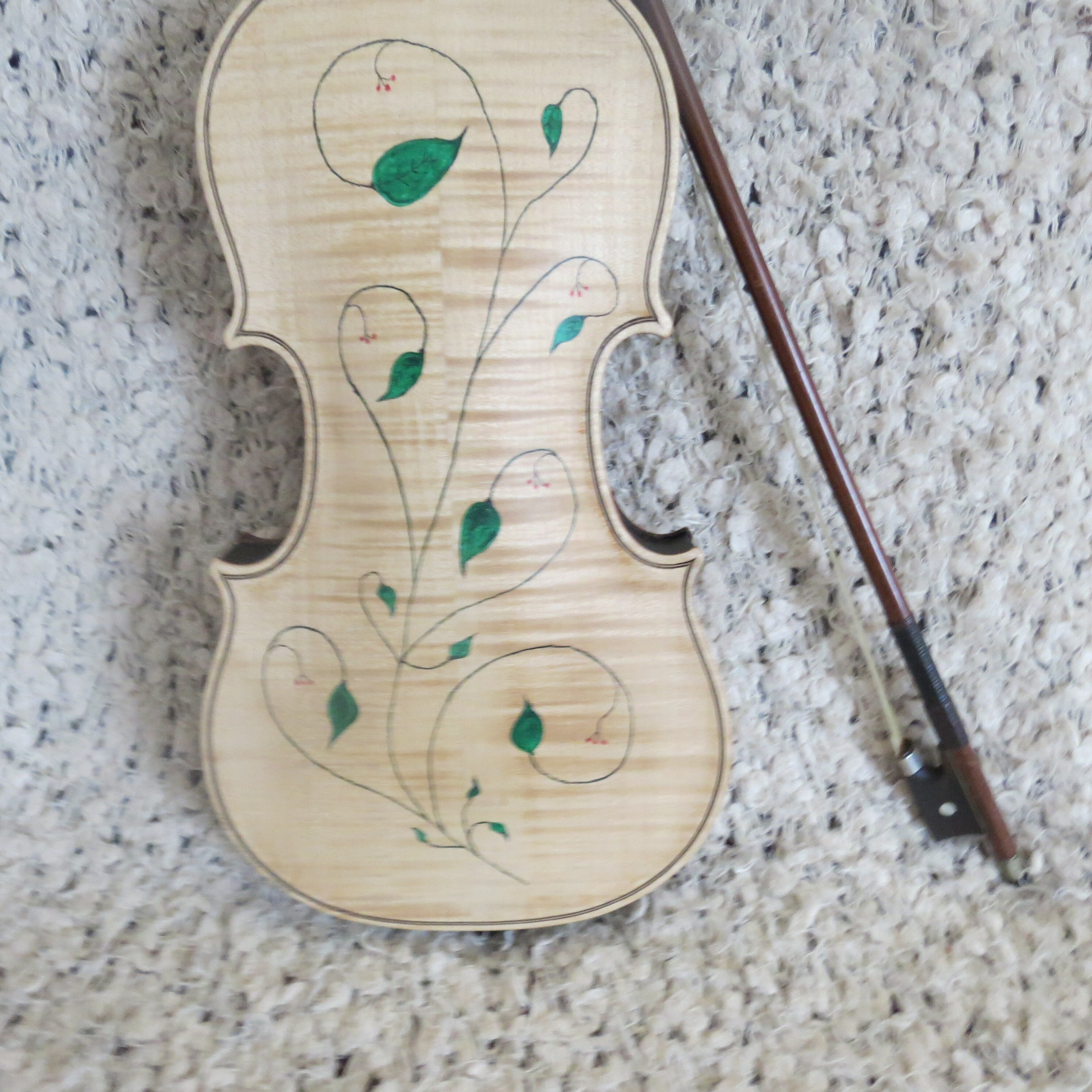 Violin, Art, Musical Instrument, Stringed Instrument, Painted - Etsy