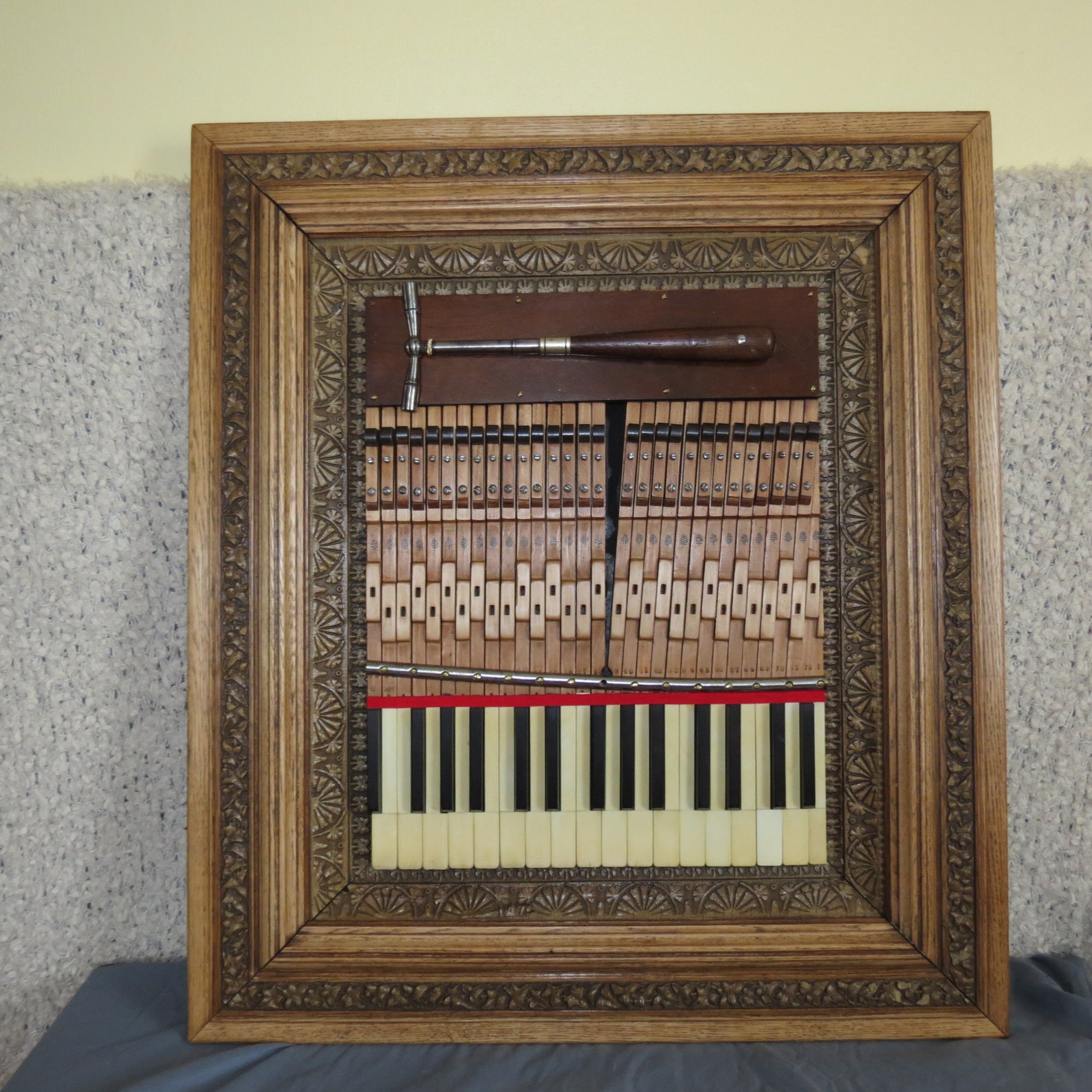 Piano, Piano Art, Recycled Piano, Piano Action Parts, Ivory Keys,music ...