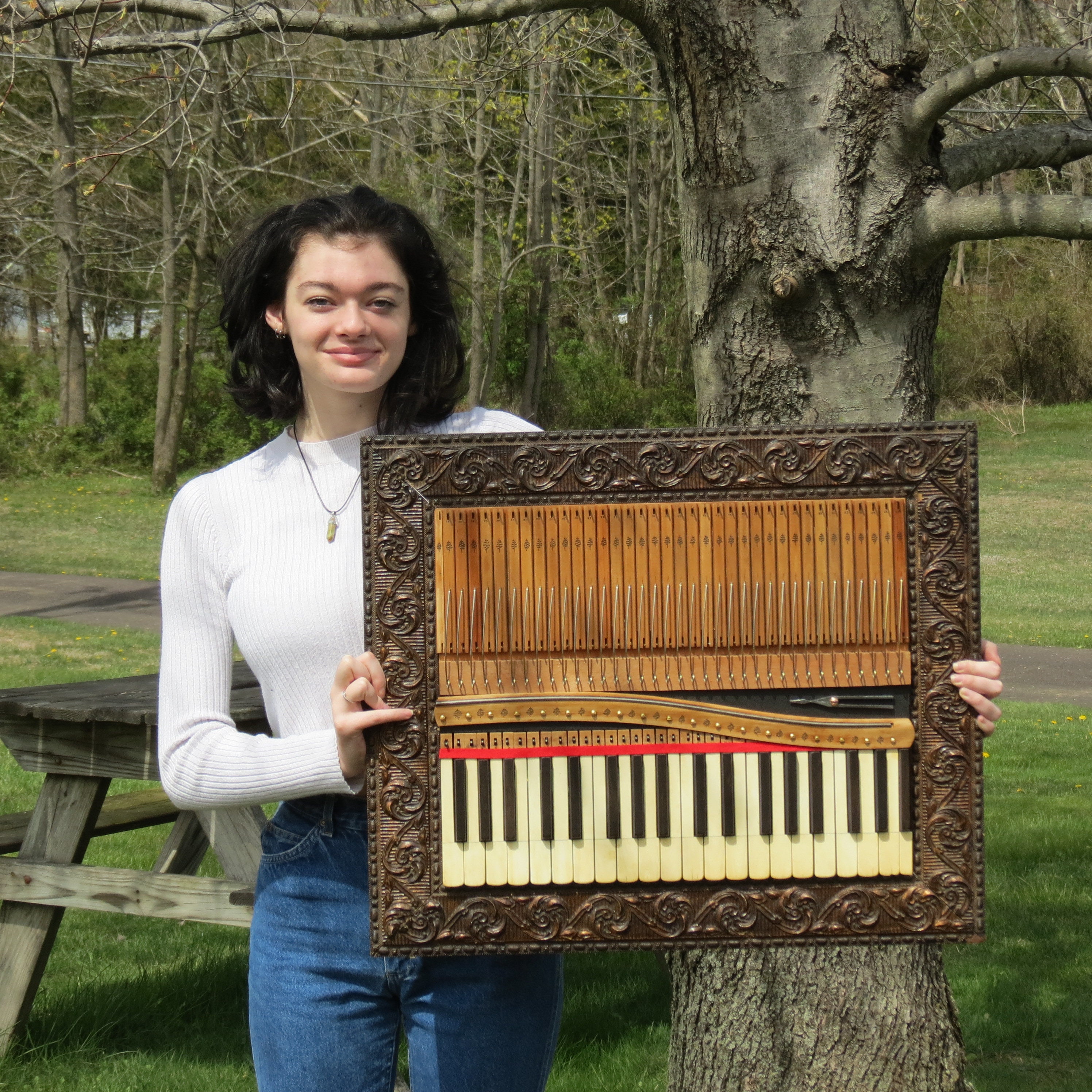 Piano Art, Recycled Piano, Piano Action Parts, Ivory Keys, Music Art ...