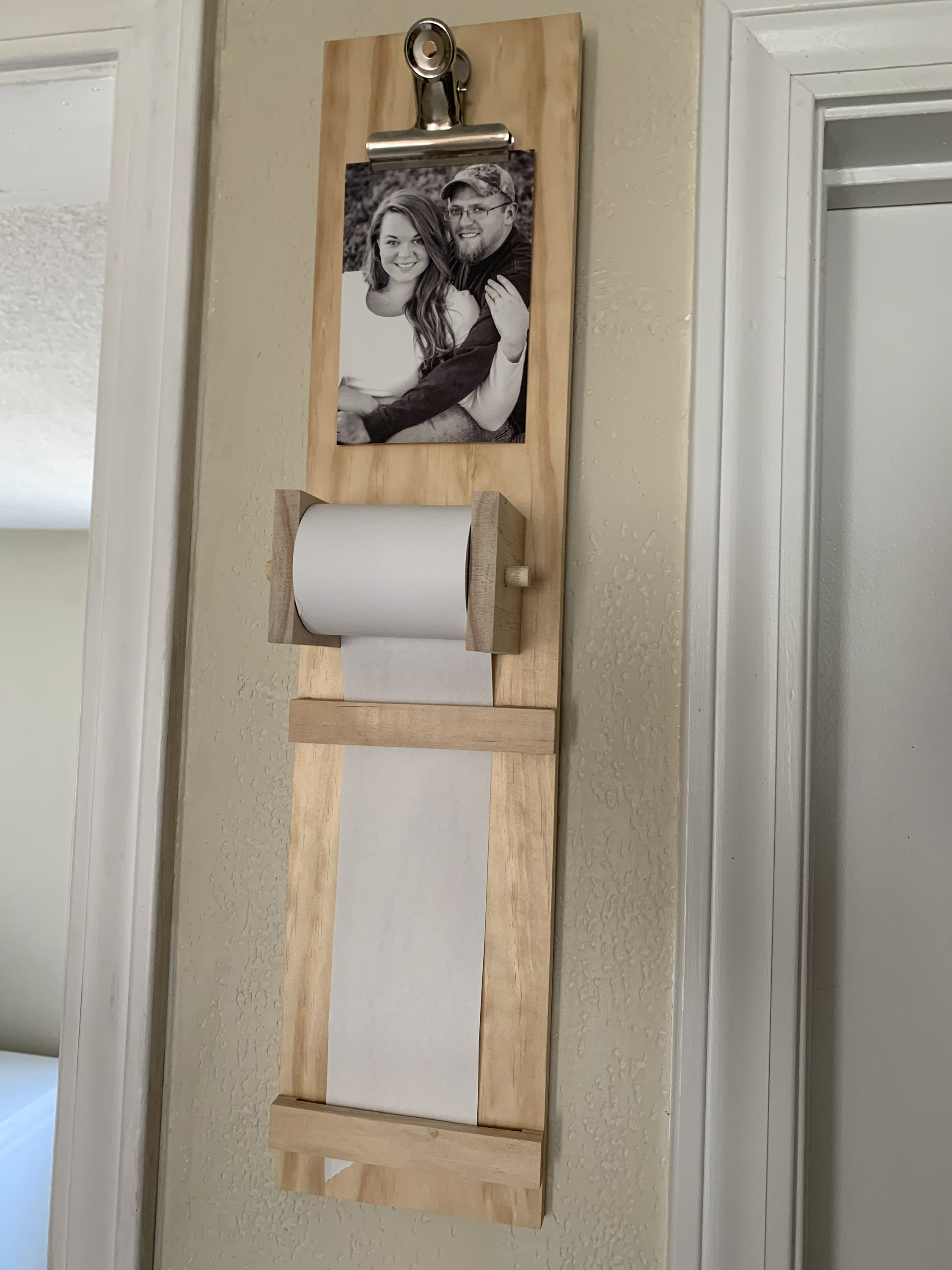 Wall Hanging Note Roll With Picture Board - Etsy
