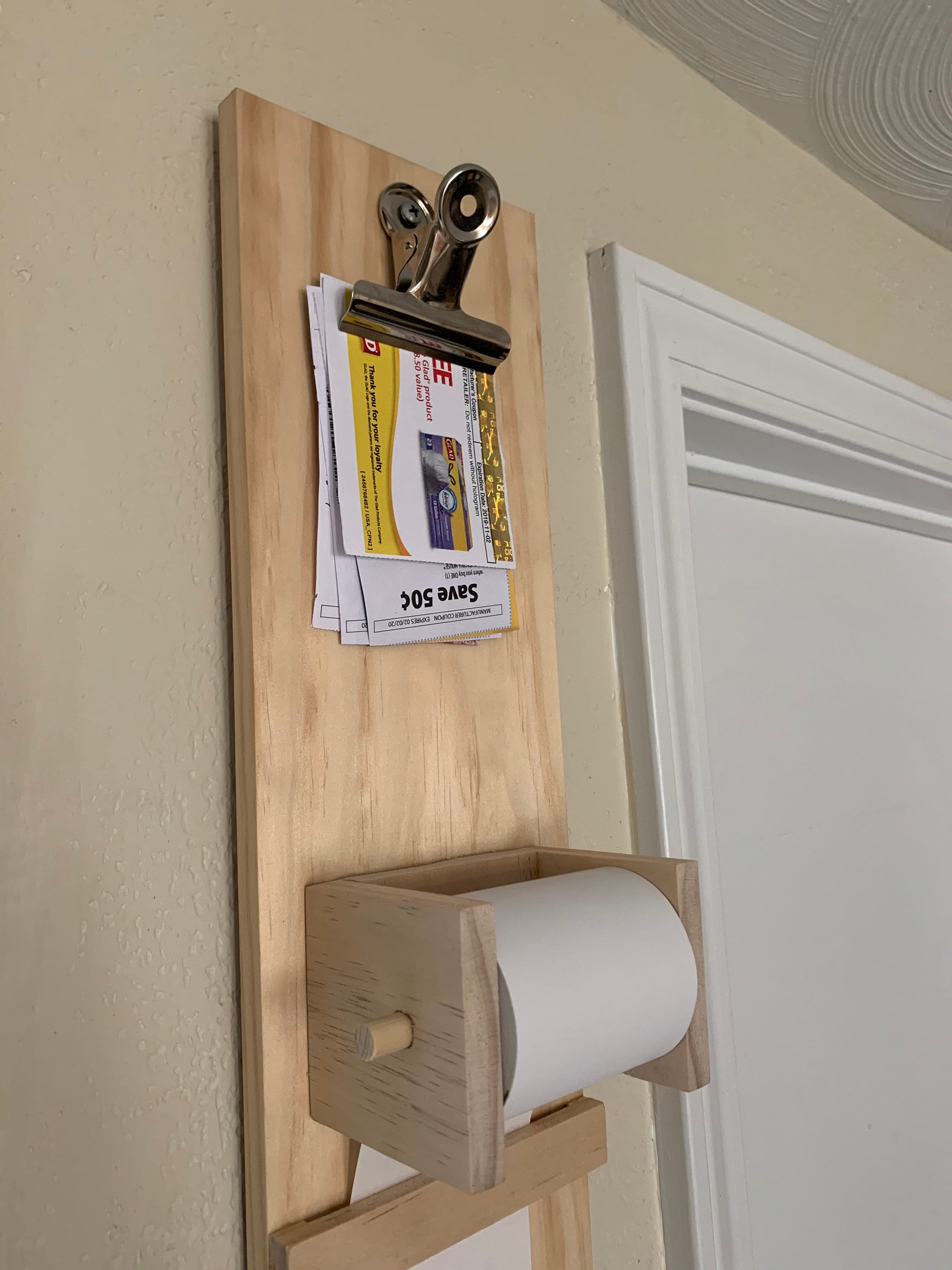 Wall Hanging Note Roll With Picture Board - Etsy