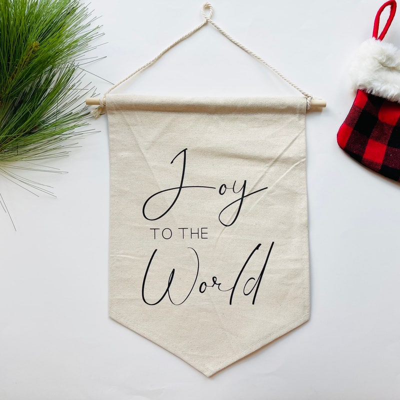 Joy to the World Banner - Etsy