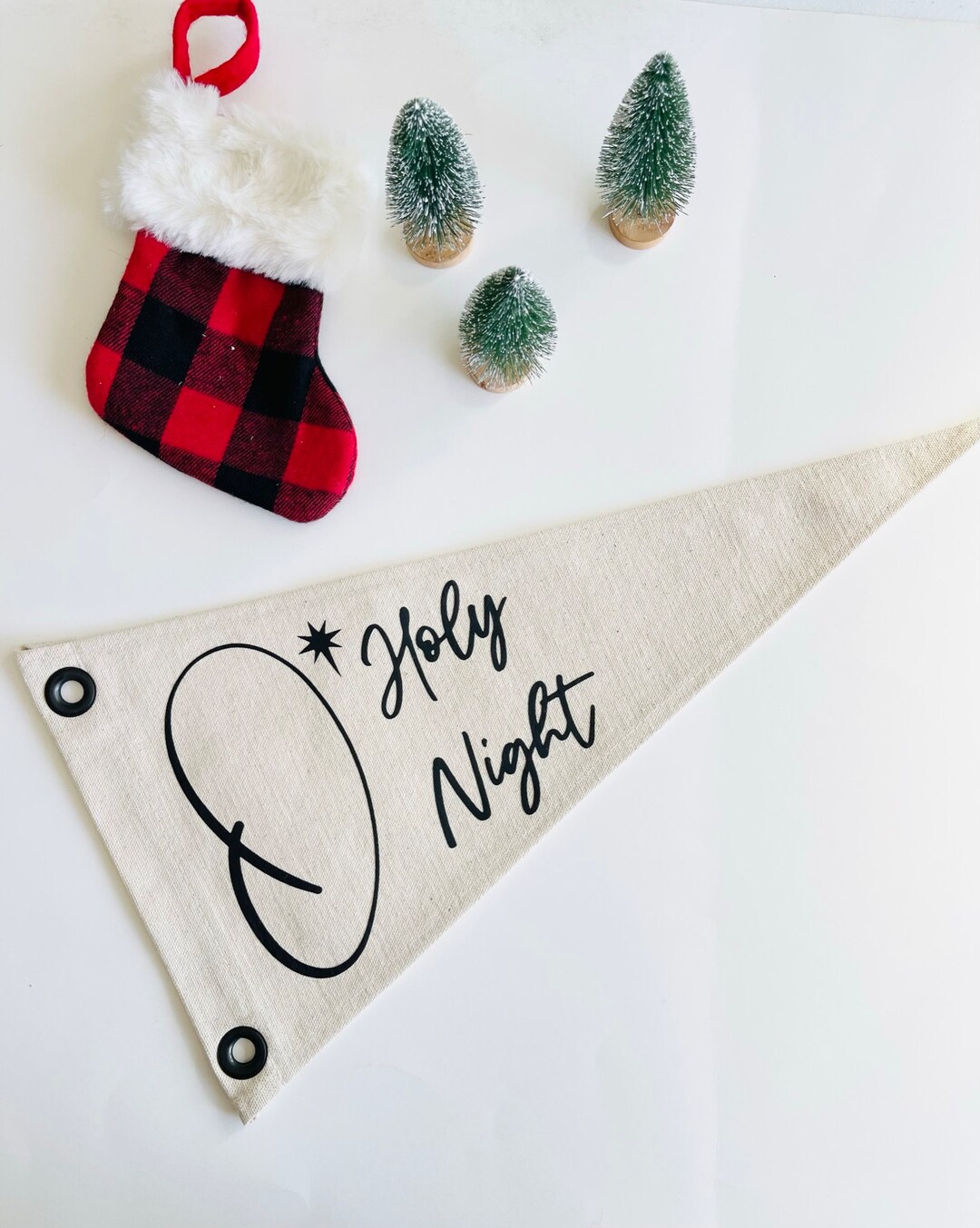 Celebrate Christmas in Style With This O Holy Night Pennant Banner - Etsy
