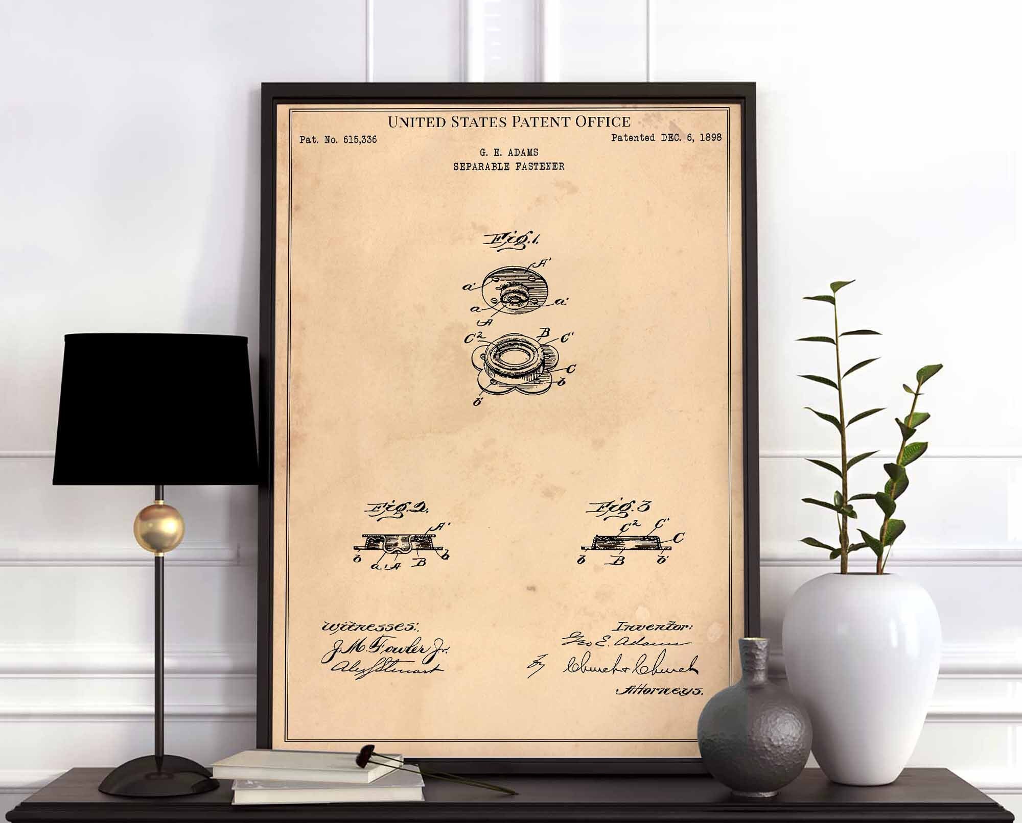 Separable Fastener 1898 fashionista show couture magazine | Etsy