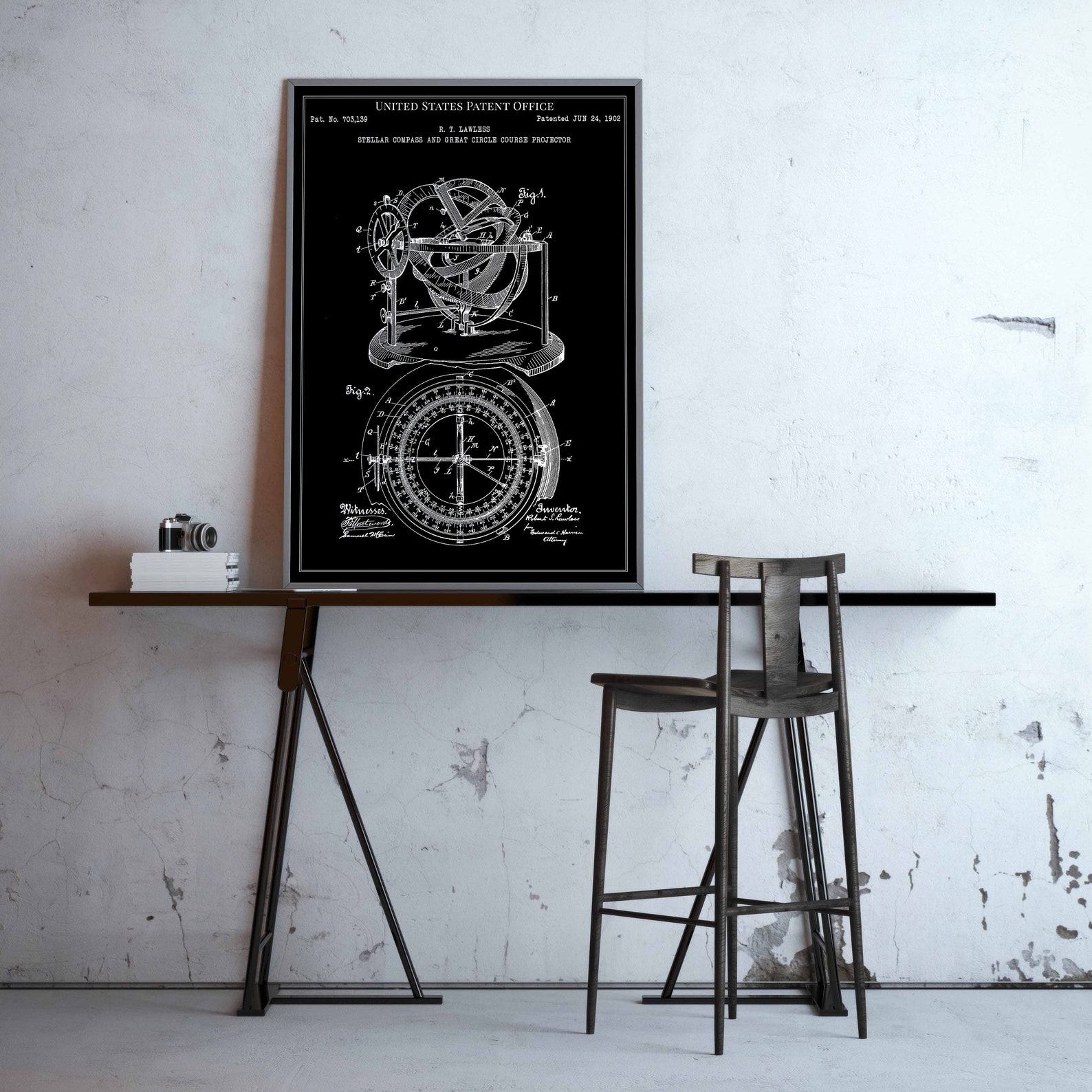 Stellar Compass 1902 Ship Seaman Pirate Shipwreck Treasure - Etsy