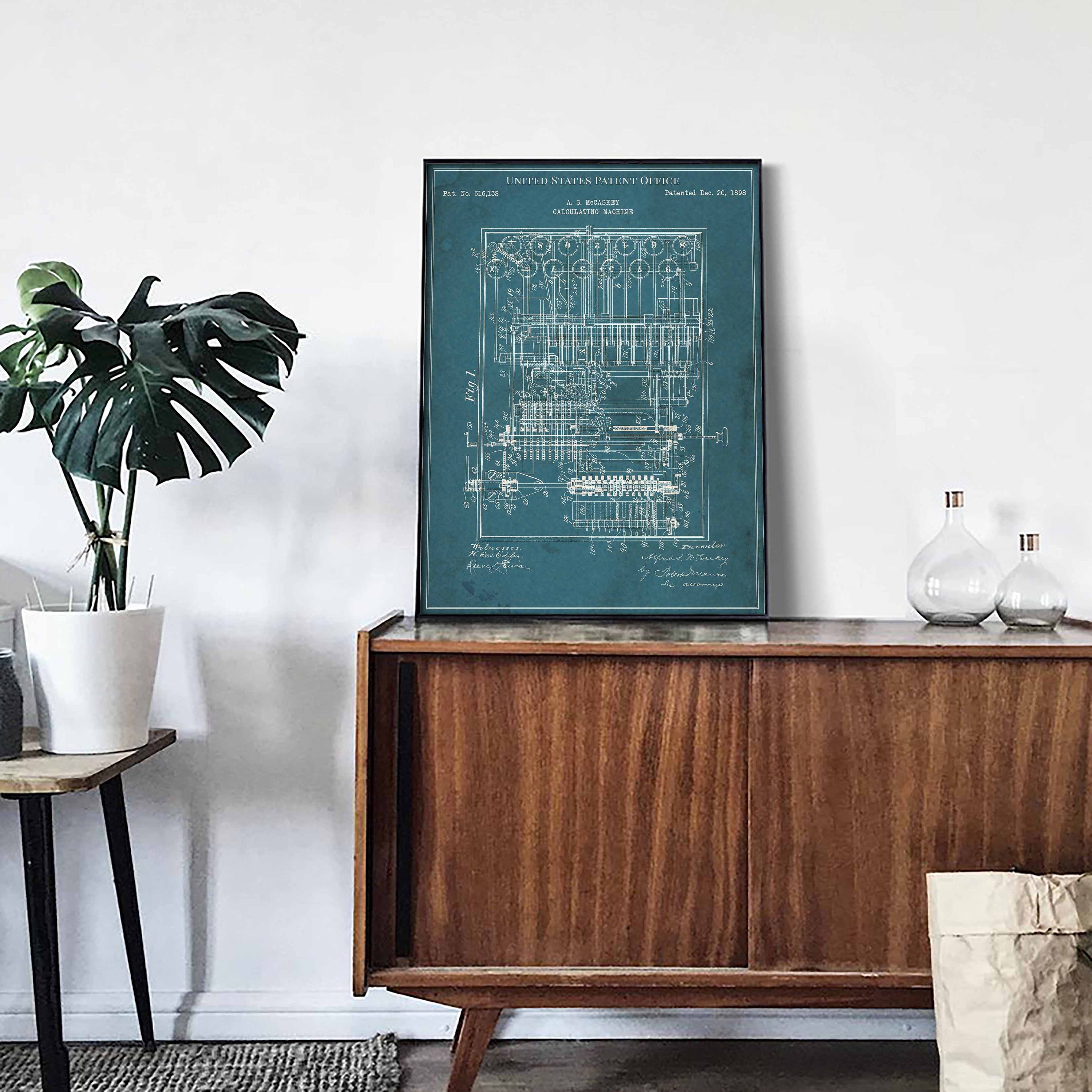 Calculating Machine 1898 Engineer Nerd Numbers Equation - Etsy