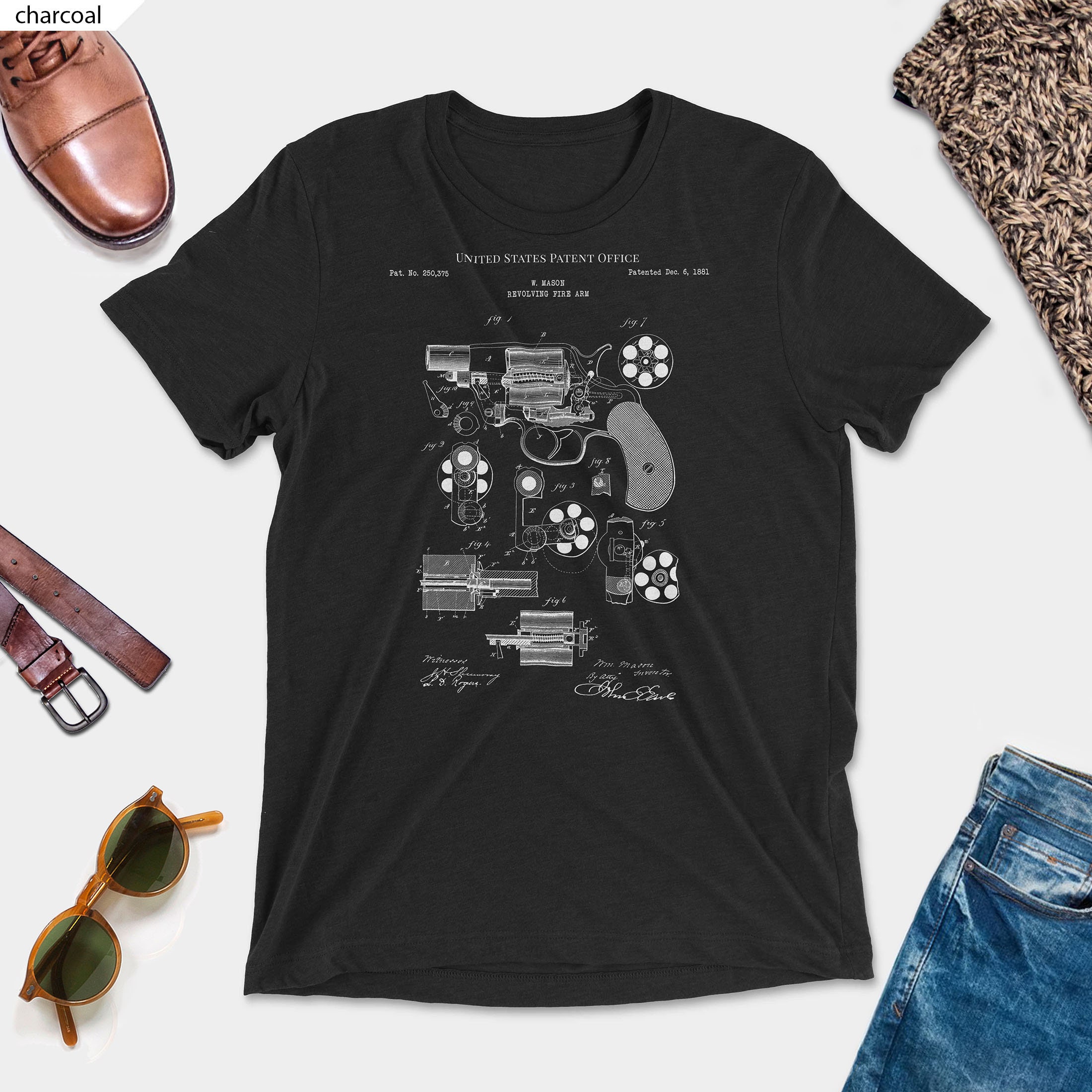 Mason Revolver 1881 Weapon Gun Revolver Pistol Hunting Wild - Etsy