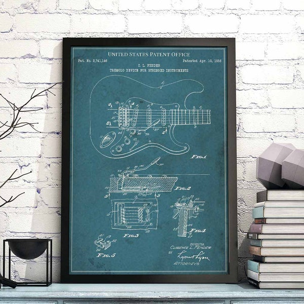 Vintage Fender Poster - Etsy