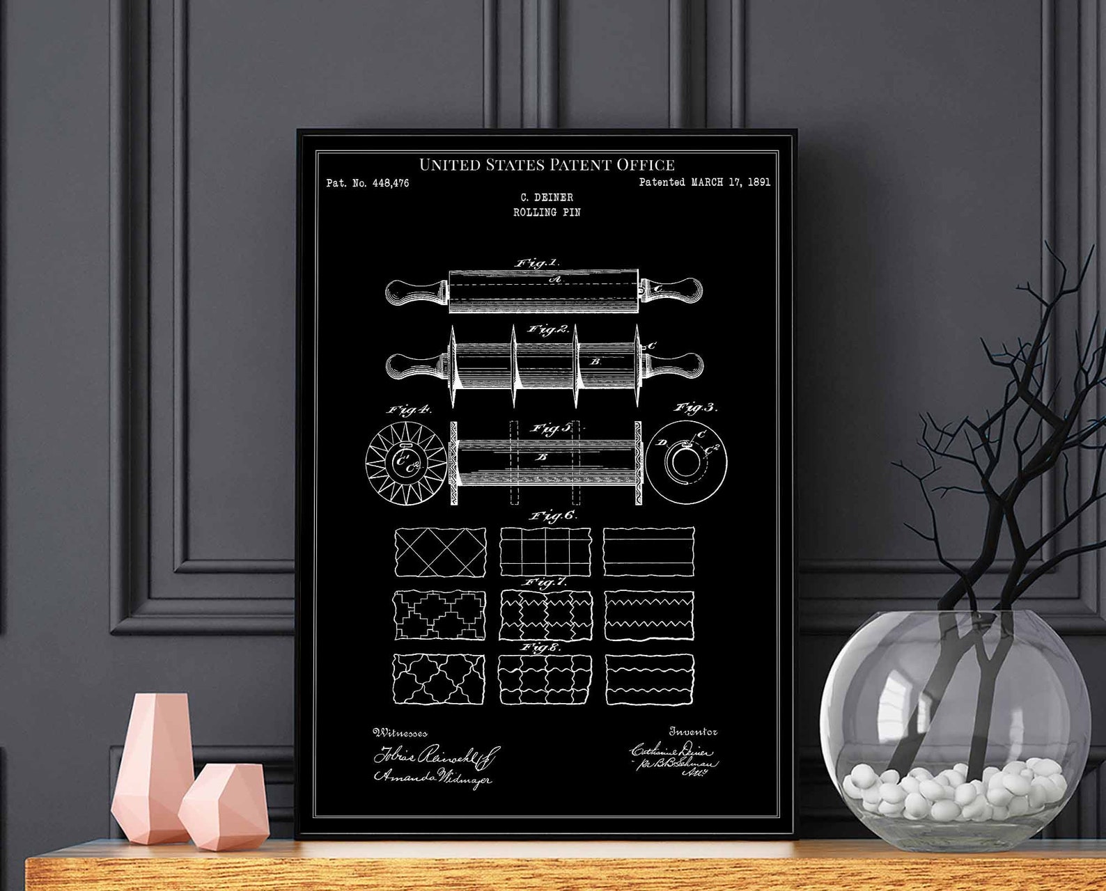 Rolling Pin 1891 Pizzeria Calzone Crust Pastry Croissant Bread Strudel ...