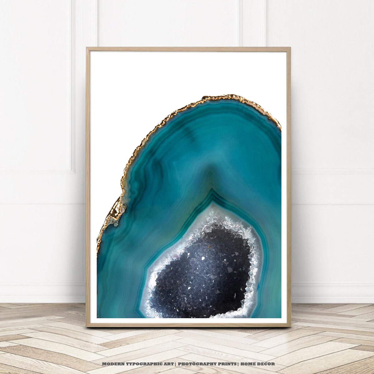 Digital Prints Gem and Mineral art Agate Printable Decor Geode Art ...