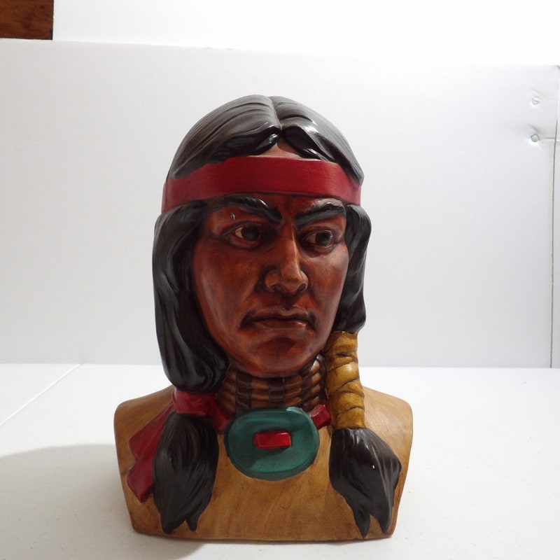 Ceramic Indian Busts - Etsy