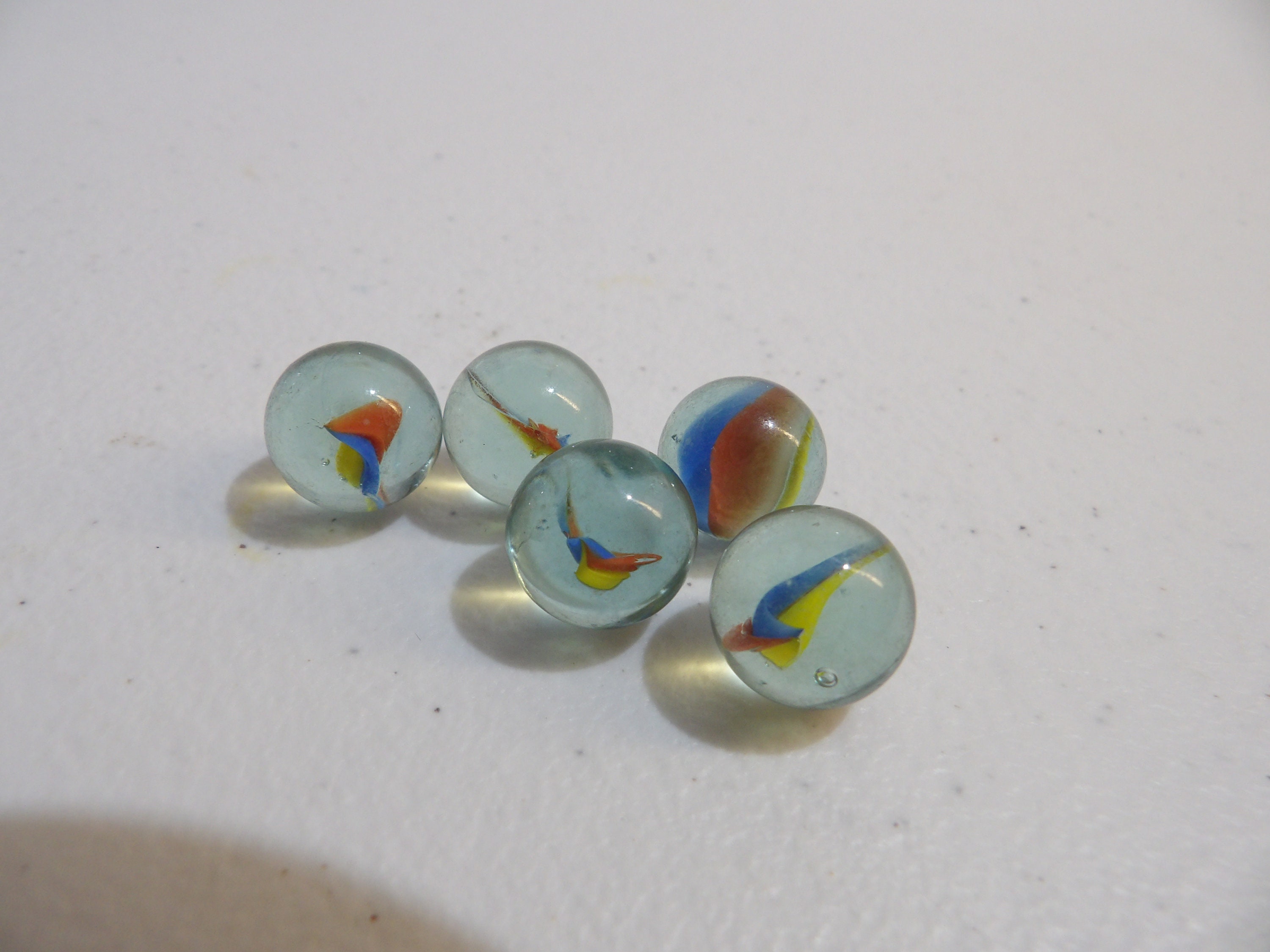 Vintage Glass Marbles Set E Glass Marbles Cats Eye Marbles - Etsy
