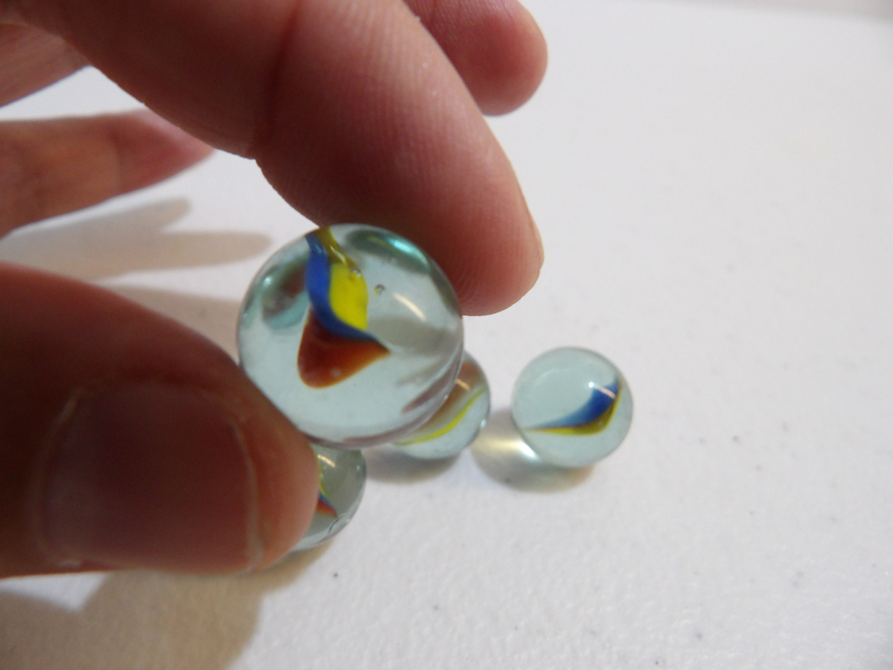 Vintage Glass Marbles Set E Glass Marbles Cats Eye Marbles - Etsy