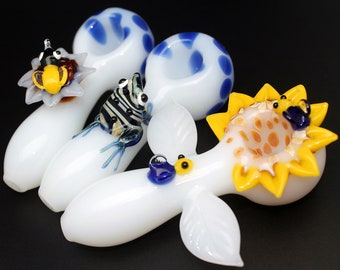 Frog Glass Smoking Pipe - Etsy