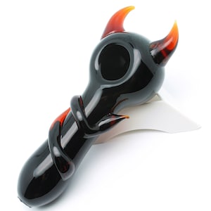 5" Glass Smoking Pipe "demon" Devil Tobacco Bowls for Smoke Bowl Pocket ...