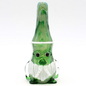 4.5“ Gnome Glass Smoke Bowl Wizard Merlin Tobacco Bowls Smoking Pipe ...